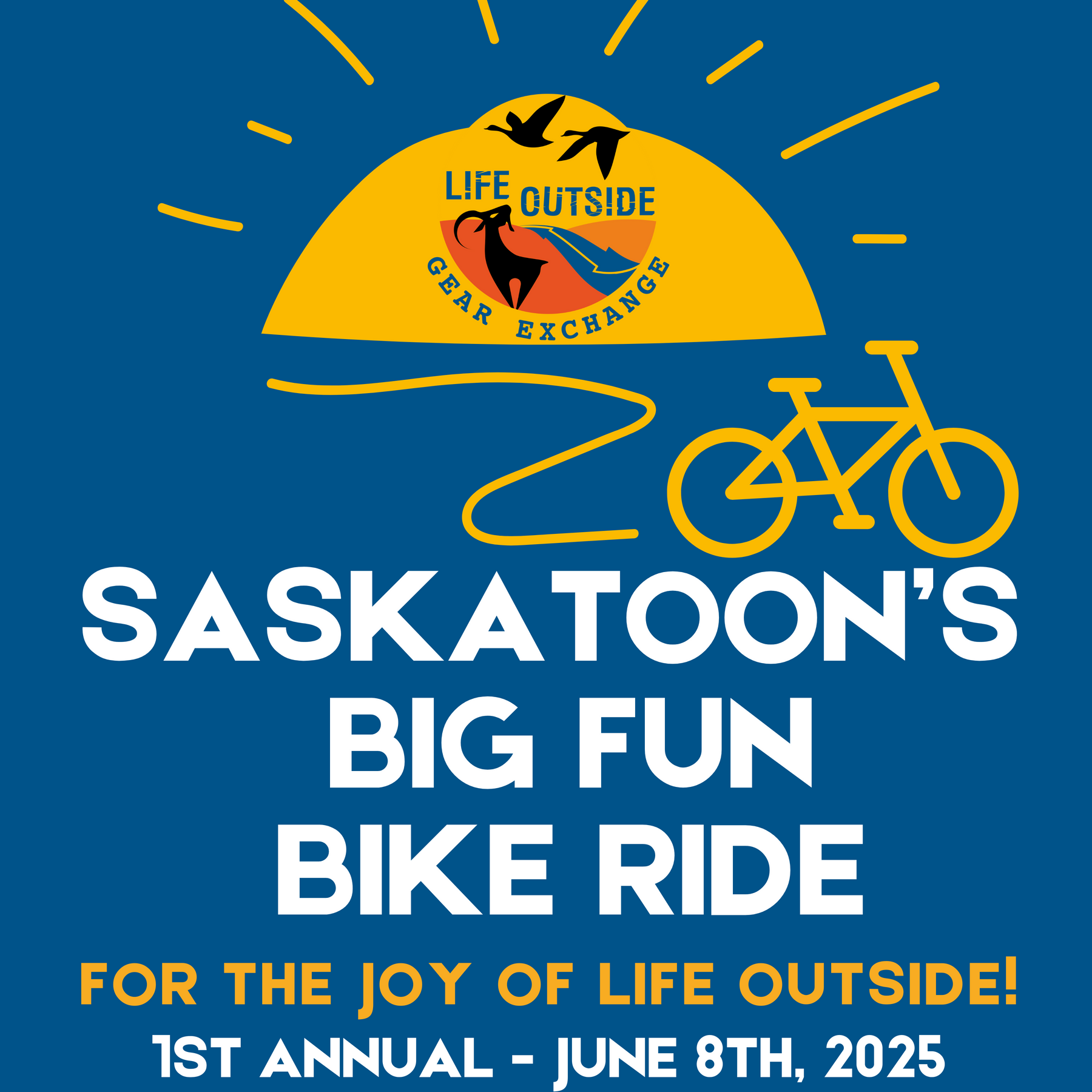 Saskatoon's First Annual Big FUN Bike Ride - June 8, 2025 – Life ...