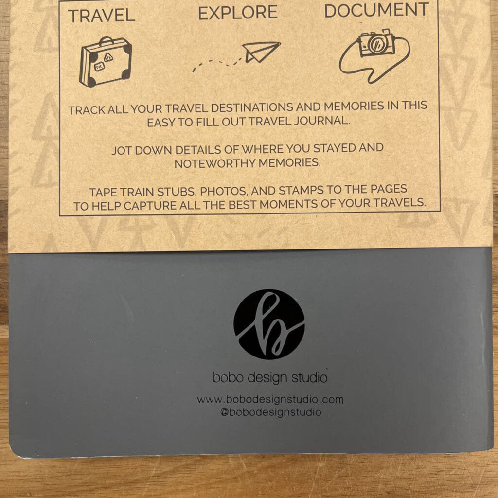 Bobo Design Studio - Wanderlust Passport Travel Journal - MSRP comp $4 ...