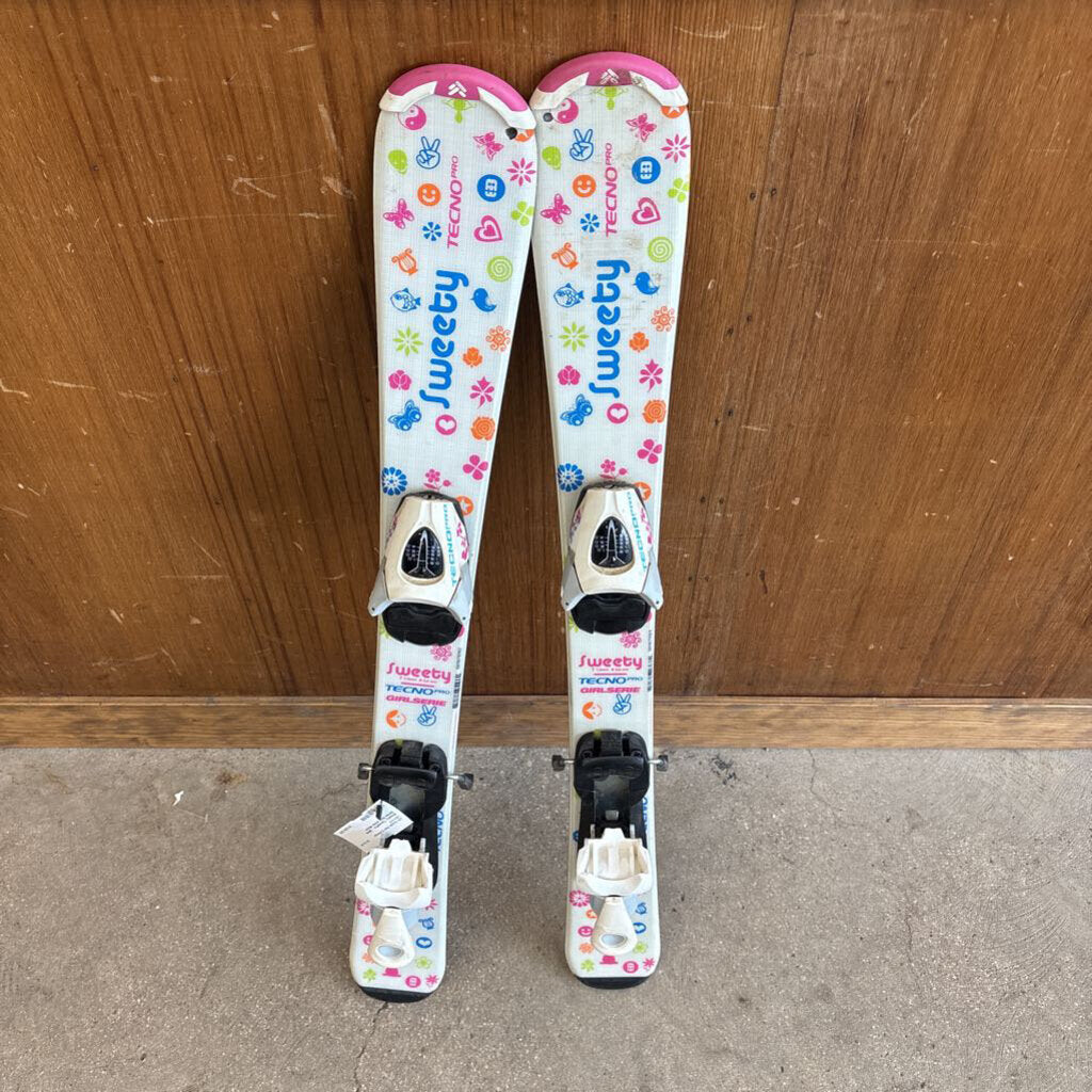 Sweety TecnoPro - Girls Series Skis: white-girls-80cm – Life Outside ...