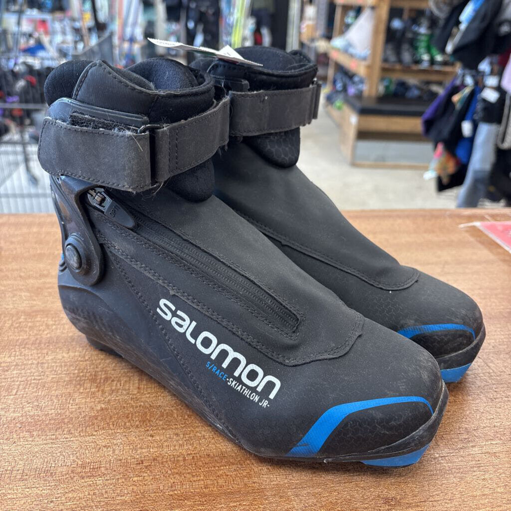 Salomon- S/Race Skating Jr Boots Pro-link - MSRP $239: black-children ...